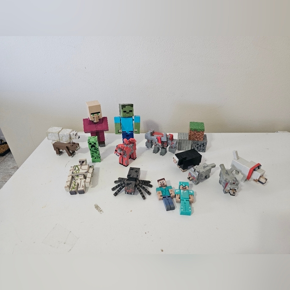Minecraft | Toys | Minecraft Figures Set Of 8 | Poshmark